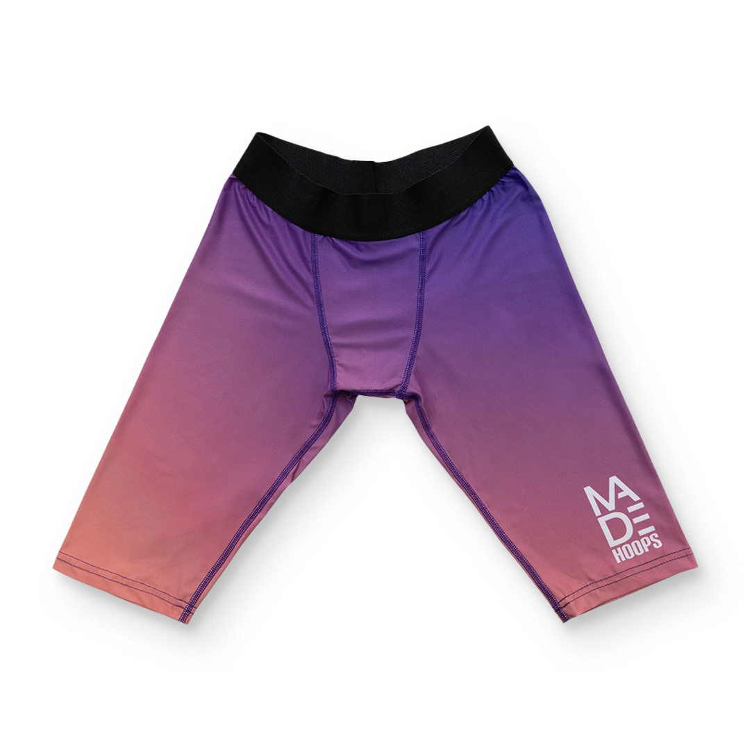 Pastel Gradient Compression 1/2 Tights – MADE Hoops